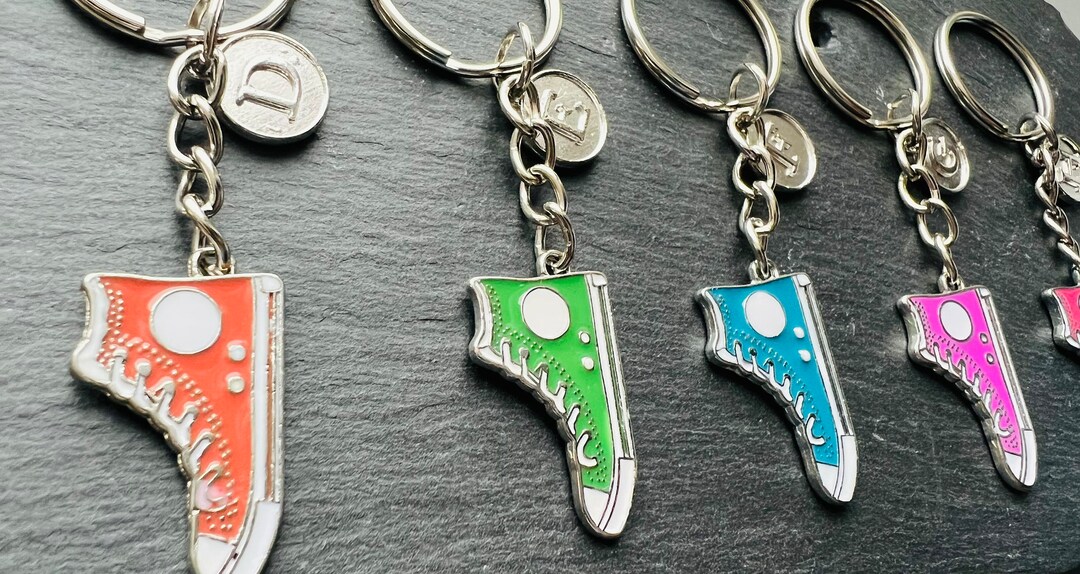 Trainer Keyring High Top Trainers Keyring Gift for Her High Top Shoes ...