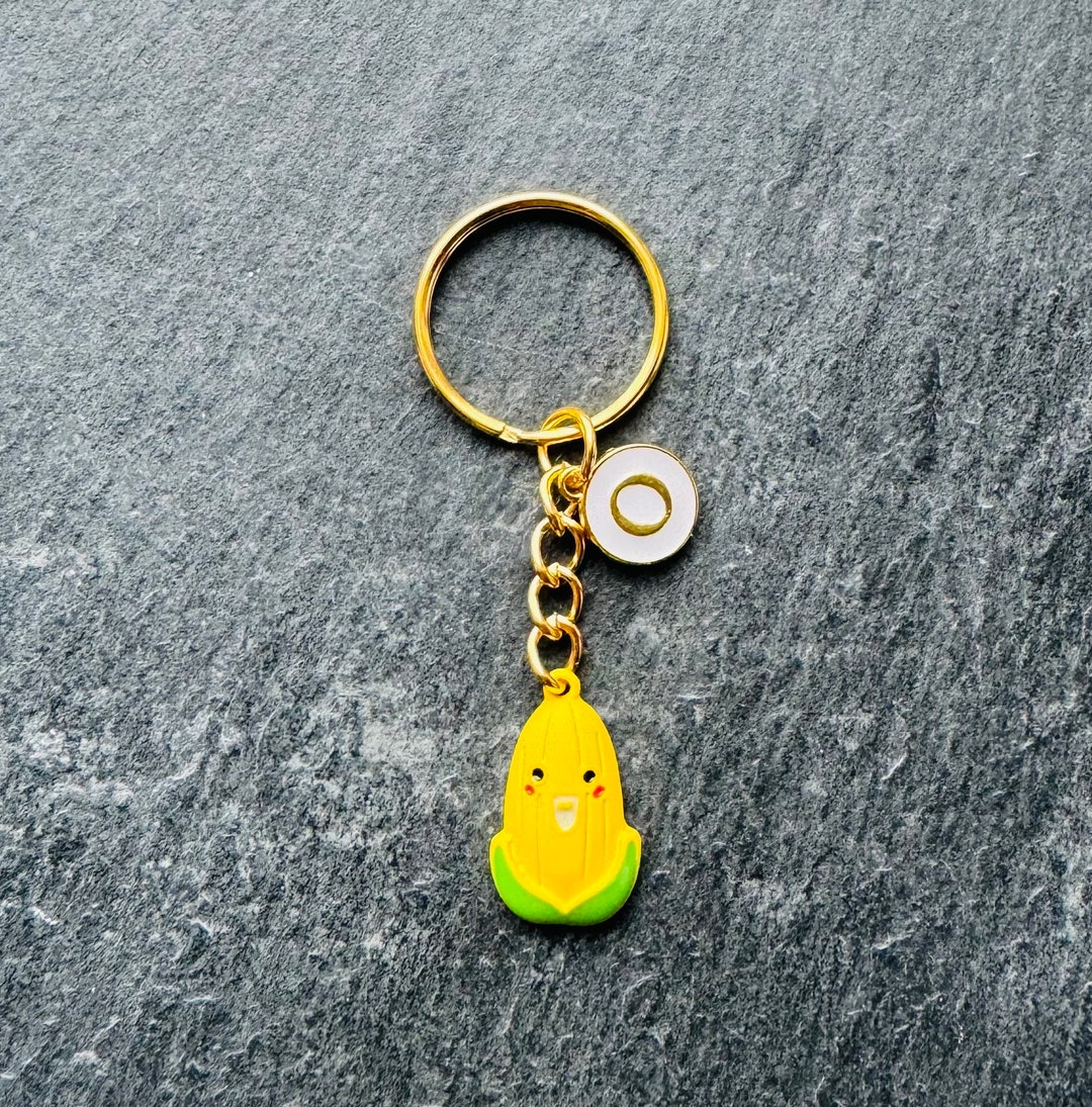 Corn on the Cob Gift / Sweetcorn Keyring / Corn on the Cob Present ...