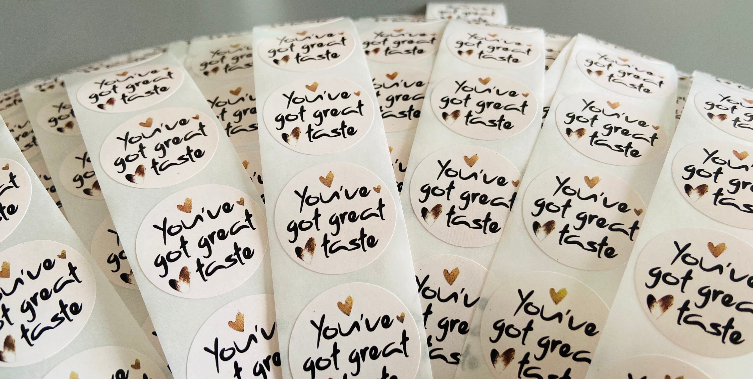 Youve Got Great Taste Stickers / Round Stickers UK / Sticker | Etsy UK