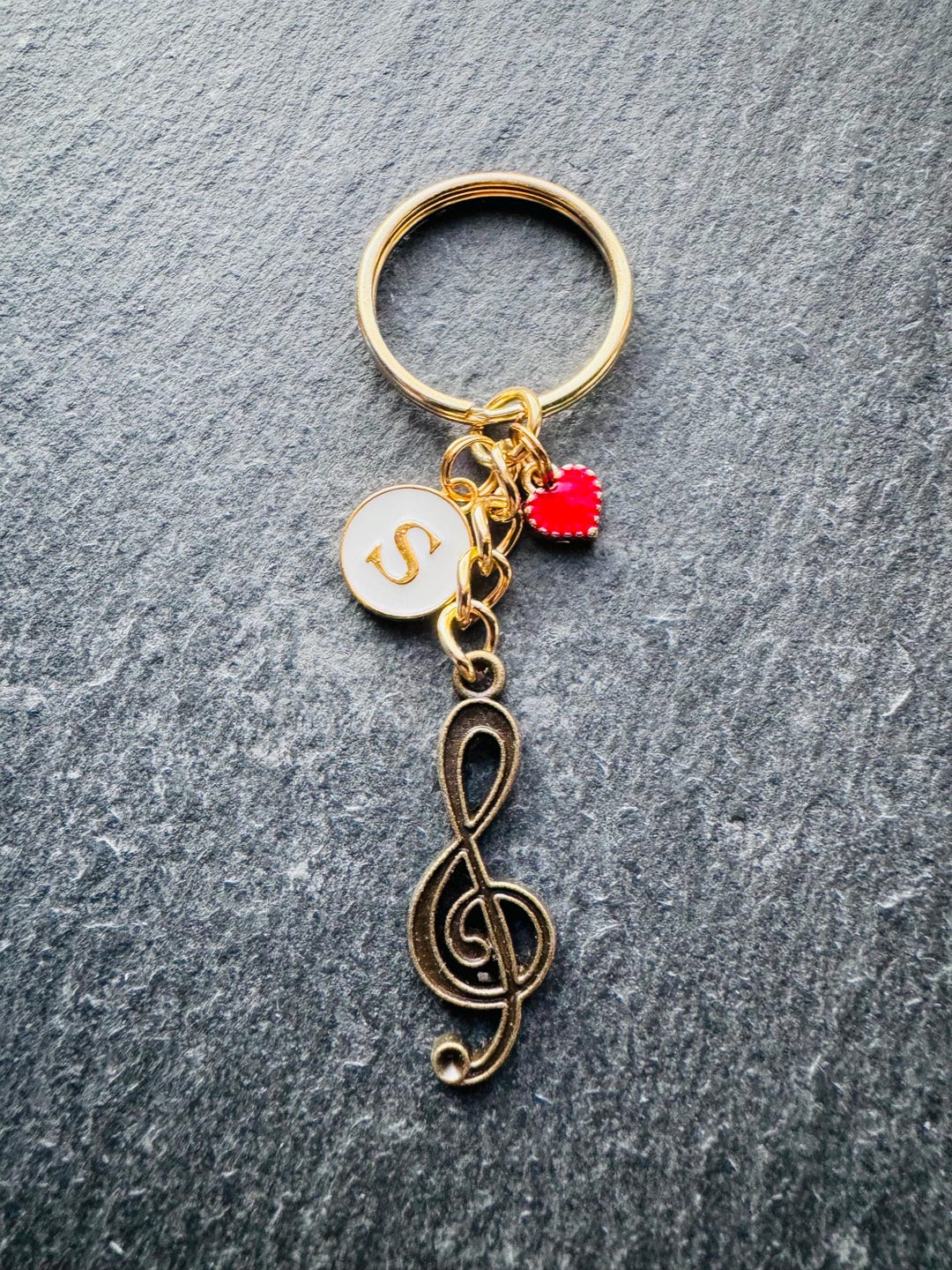 Music Teacher Gift / Music Note Keychain / Musical Gift Present - Etsy