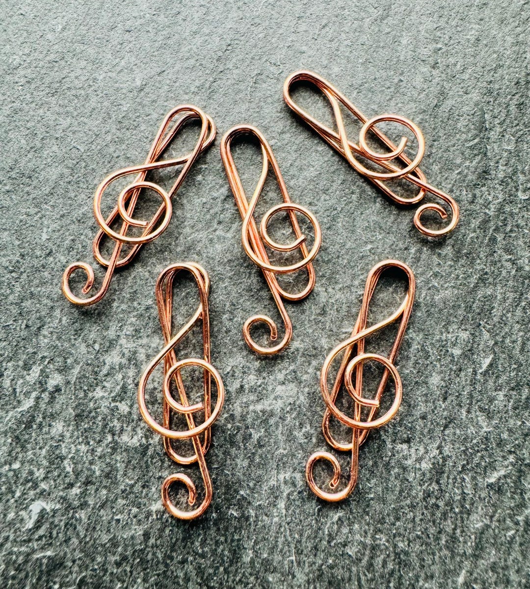 Treble Clef Paper Clips / Musical Note Paperclips / Journal Supplies ...