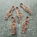 Treble Clef Paper Clips / Musical Note Paperclips / Journal Supplies ...