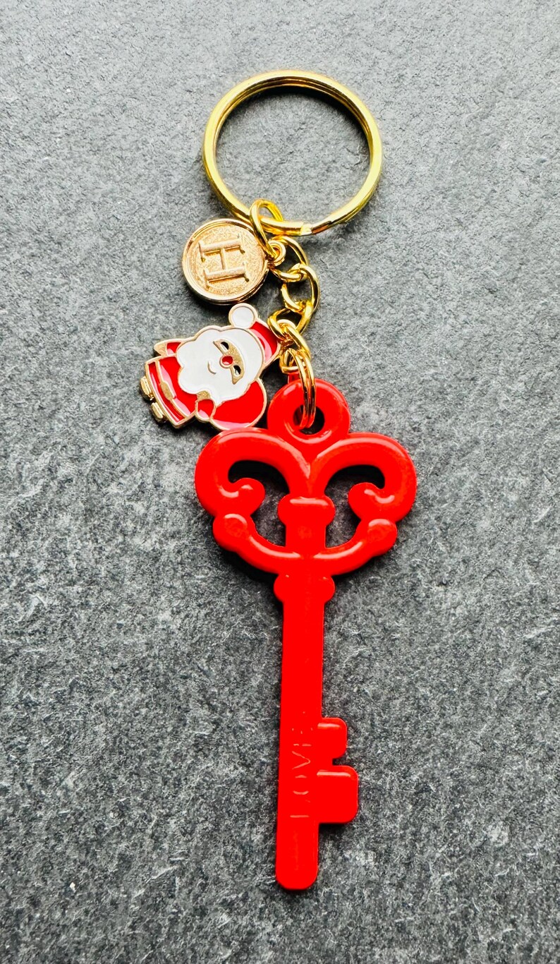Santas Magic Key Gift / Red Father Christmas Key / Stocking Filler ...