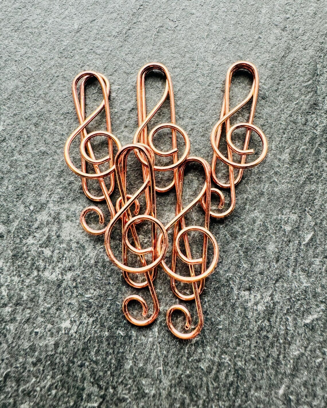 Treble Clef Paper Clips / Musical Note Paperclips / Journal Supplies ...