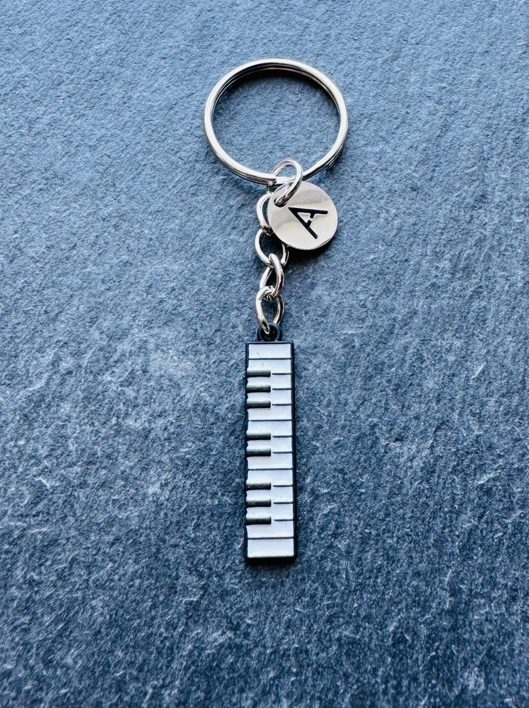 Piano Keyboard Gift / Piano Keys Keyring / Musical Keyring/ Music Gift ...
