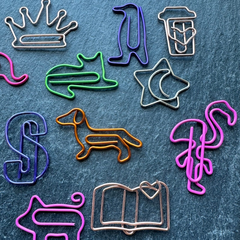 Shaped Paper Clips - Etsy