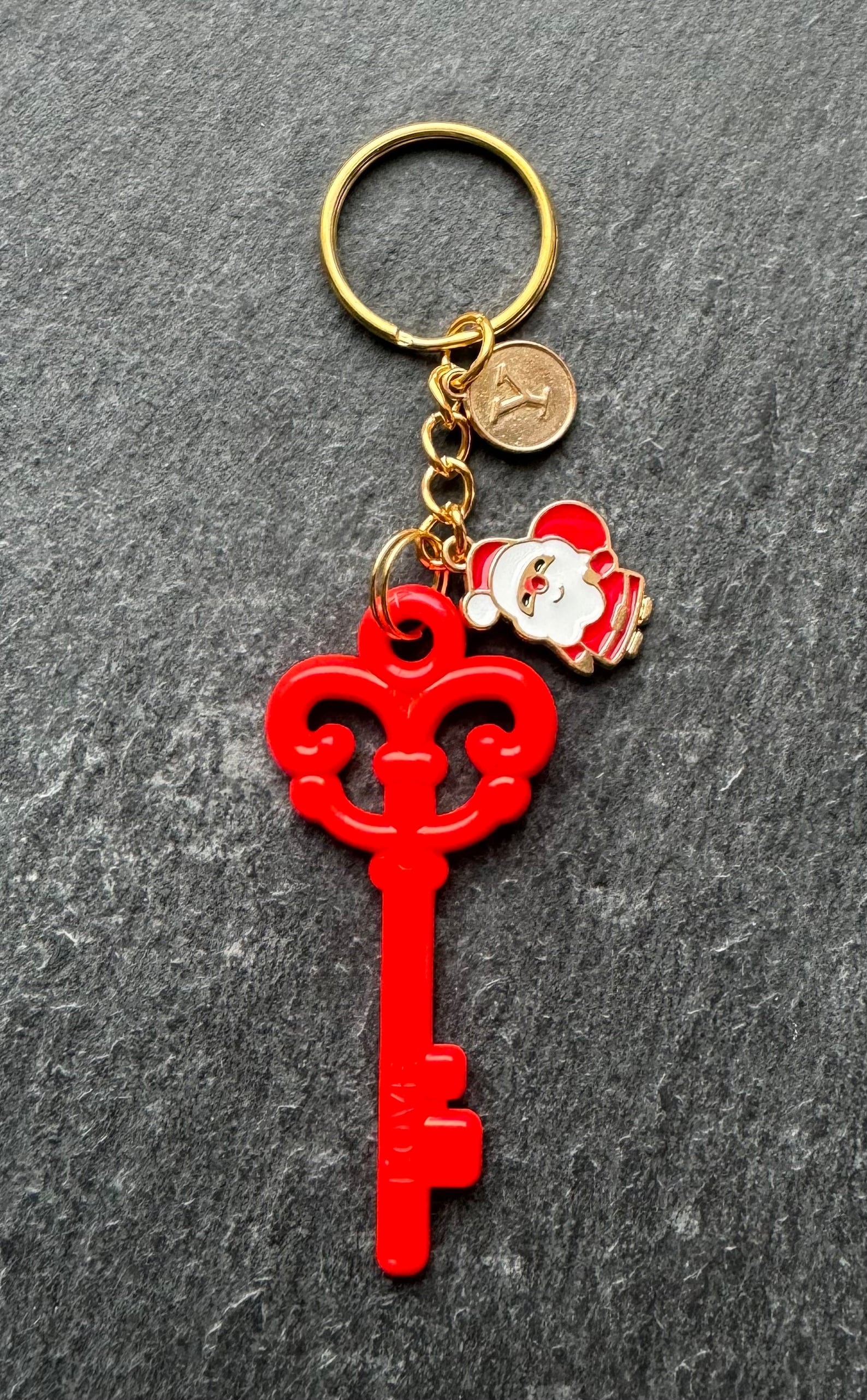 Santas Magic Key Gift / Red Father Christmas Key / Stocking Filler ...