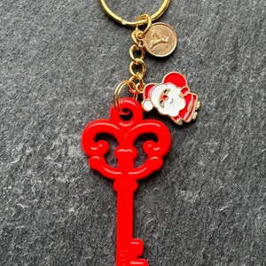 Santas Magic Key Gift / Red Father Christmas Key / Stocking Filler ...