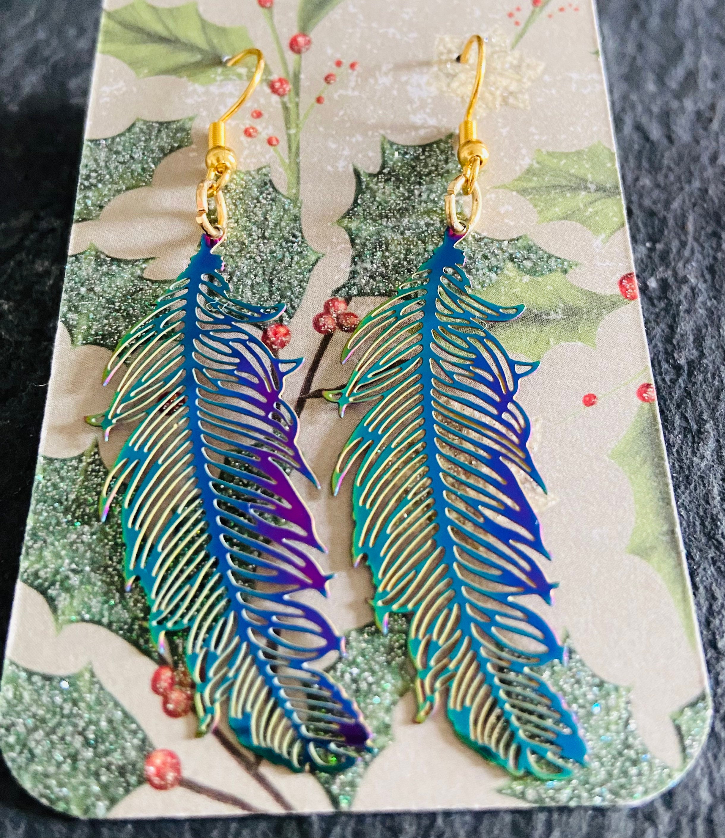 Feather Filigree Earrings / Filigree Feathers / Filigree Jewellery ...