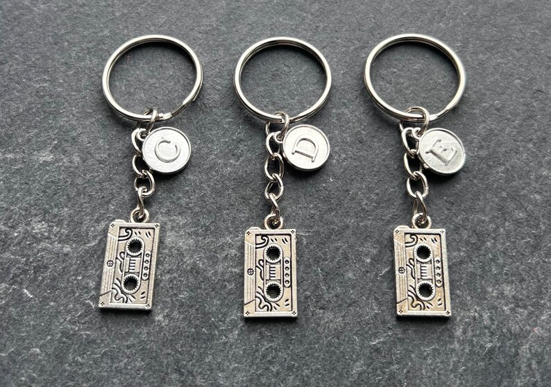 Retro Cassette Keyring / Old School Tape Keyring / Retro - Etsy