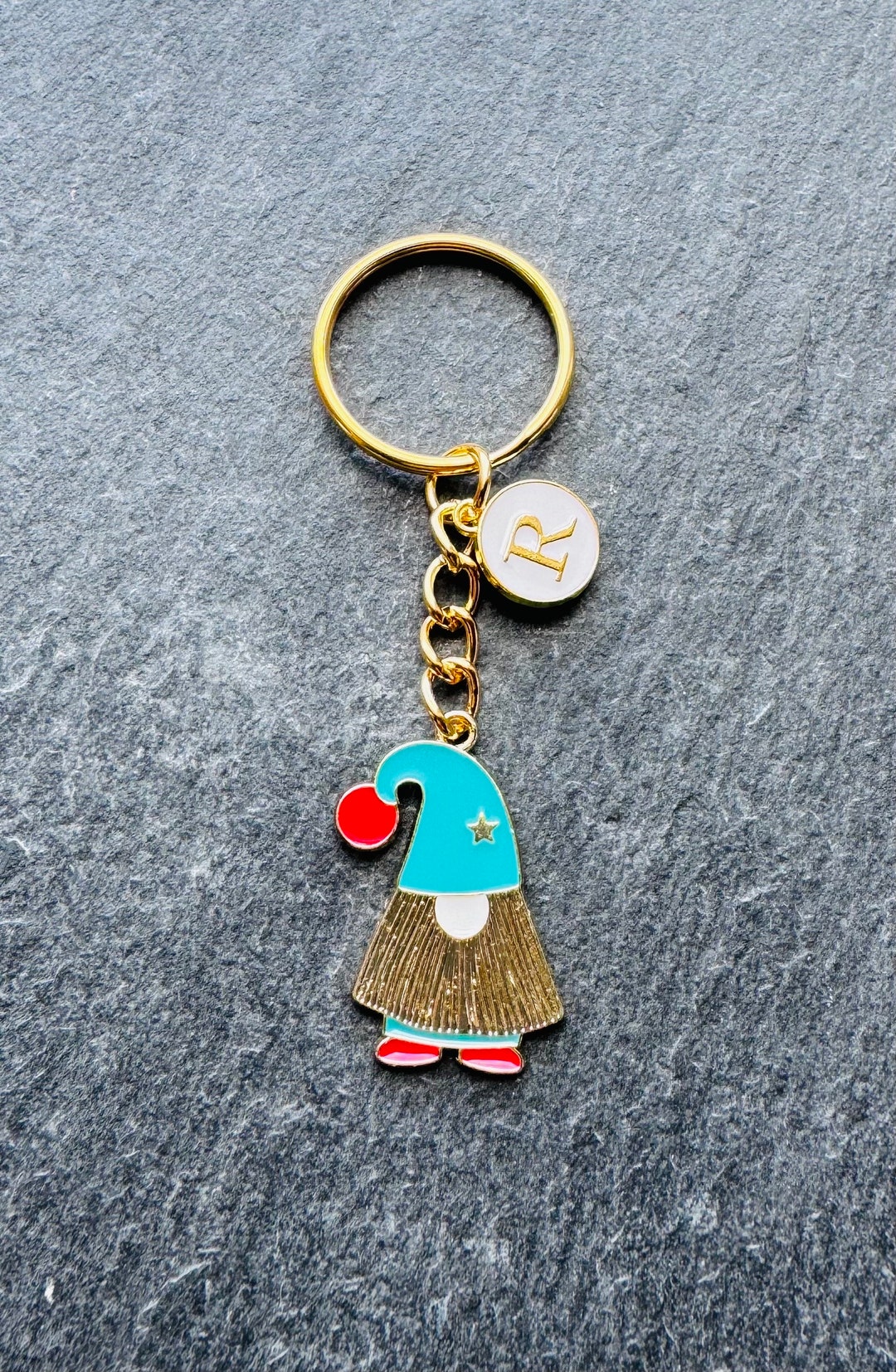 Gonk Gift Keyring / Gonk Gift for Her / Stocking Filler / Gnome Gift ...