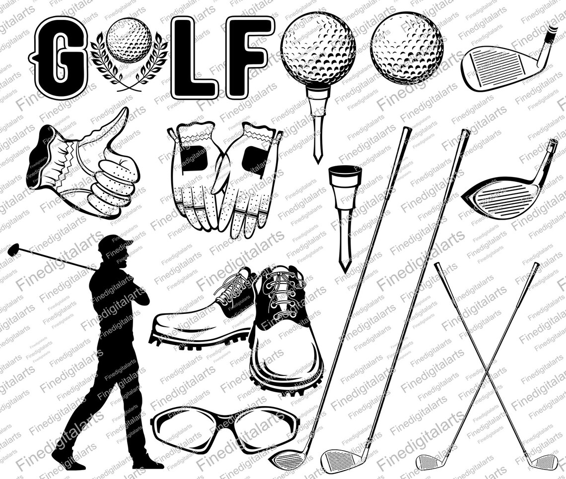 Golf Svg Bundle, Golf Club Svg, Golf Ball Svg, Cut Files for Cricut ...