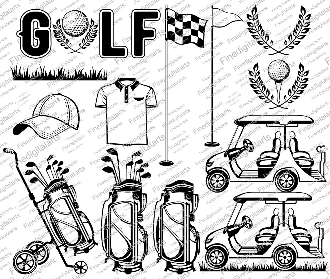 Golf Svg Bundle, Golf Club Svg, Golf Ball Svg, Cut Files for Cricut ...
