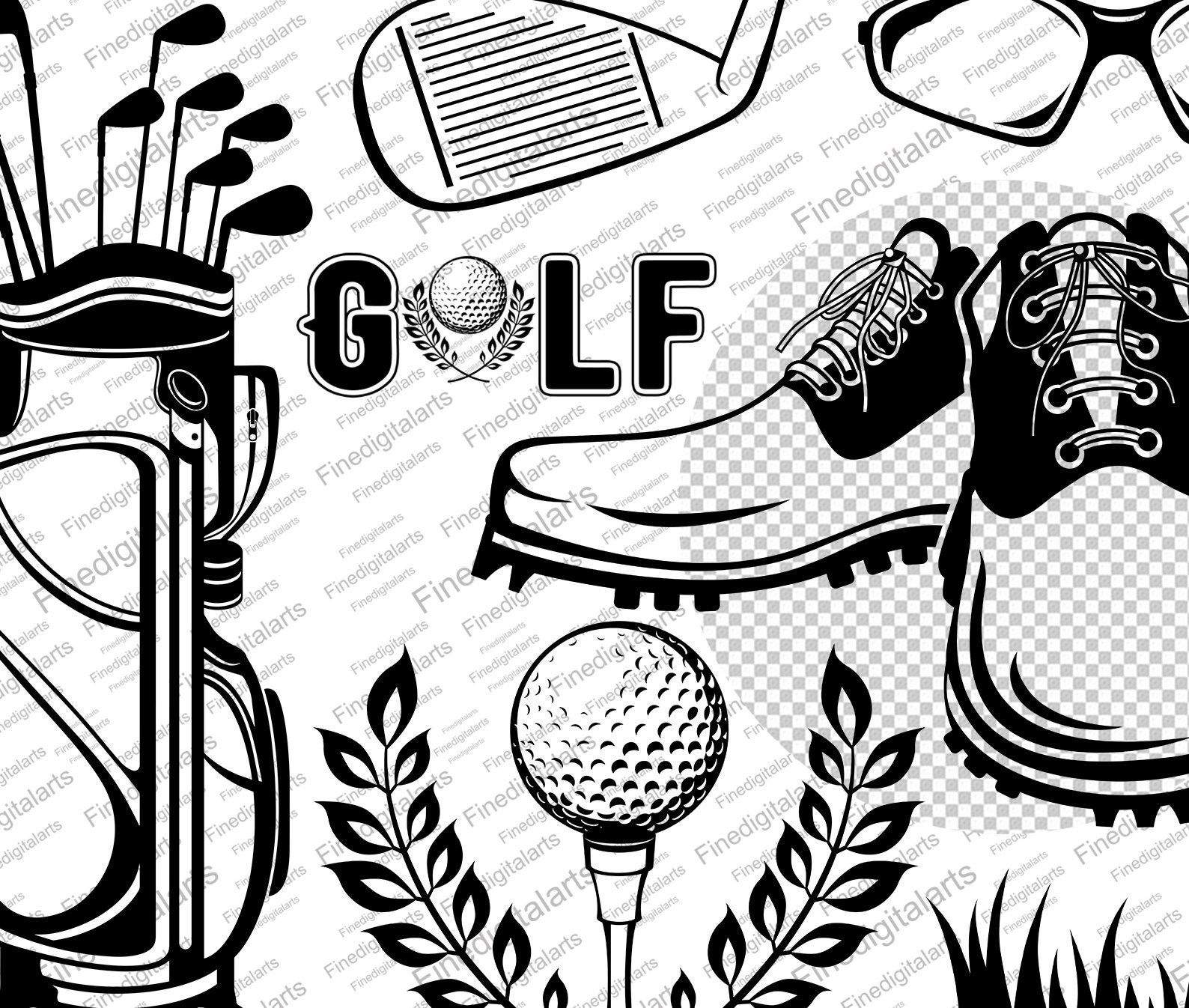 Golf Svg Bundle, Golf Club Svg, Golf Ball Svg, Cut Files for Cricut ...