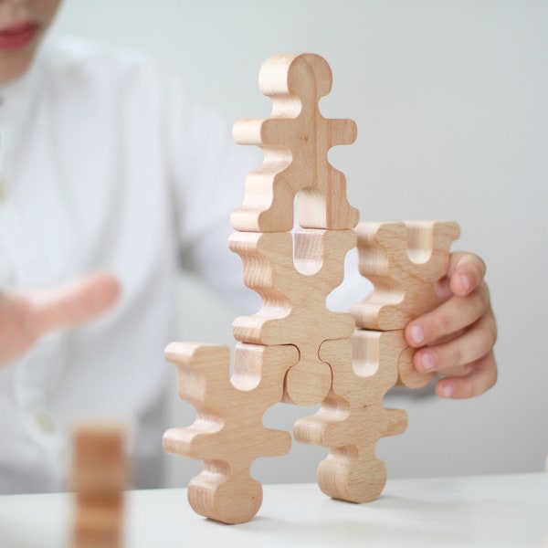 Wooden Stacking Toys - Etsy