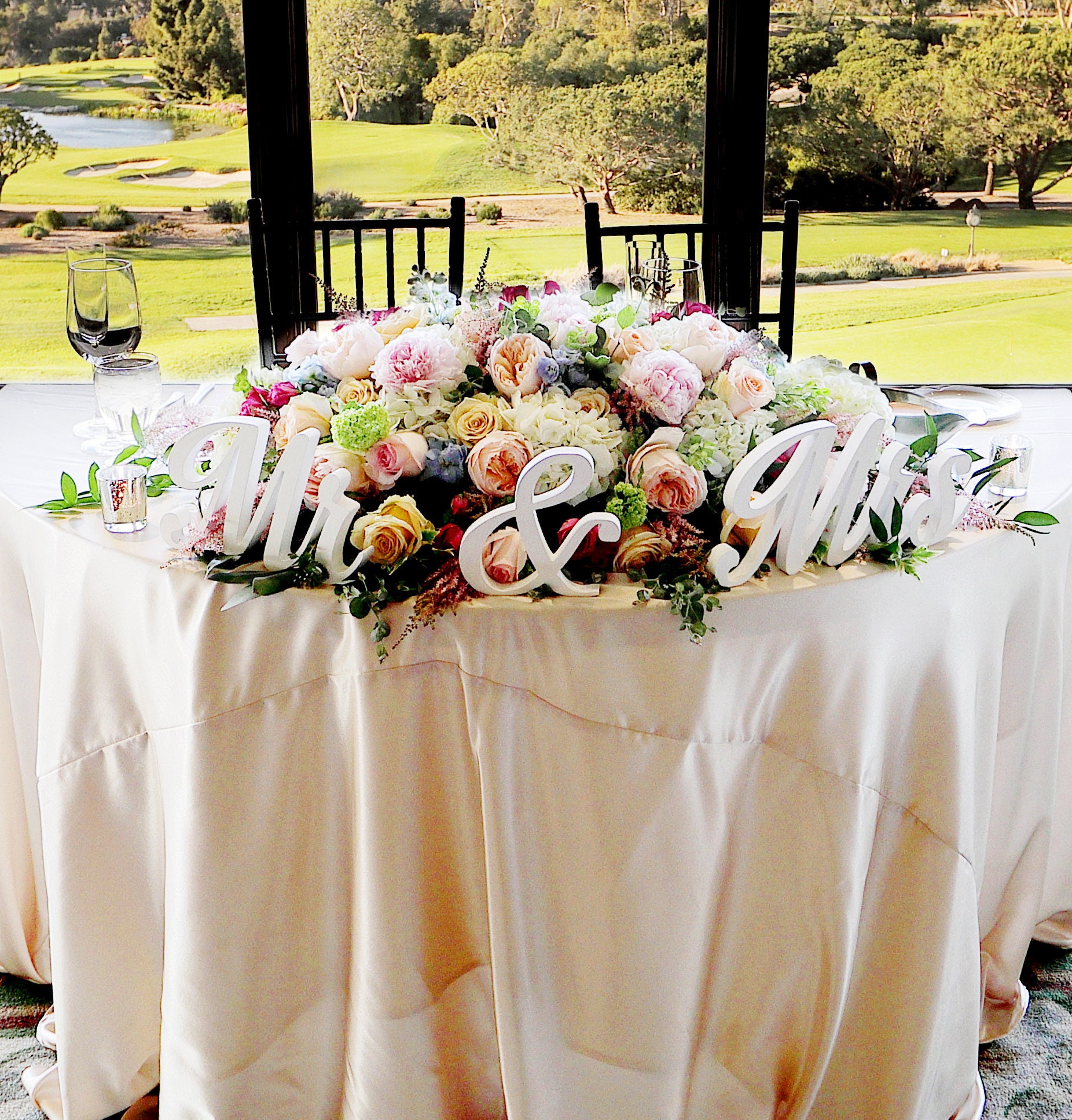 Wall Décor Home & Living Sweetheart Table Mr Mrs Wedding Centerpiece ...