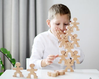 Wooden Stacking Toy - Etsy