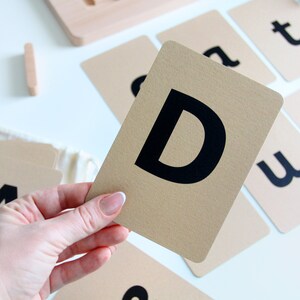 English Alphabet Flashcards - Montessori Letters Learning - Lowercase ...