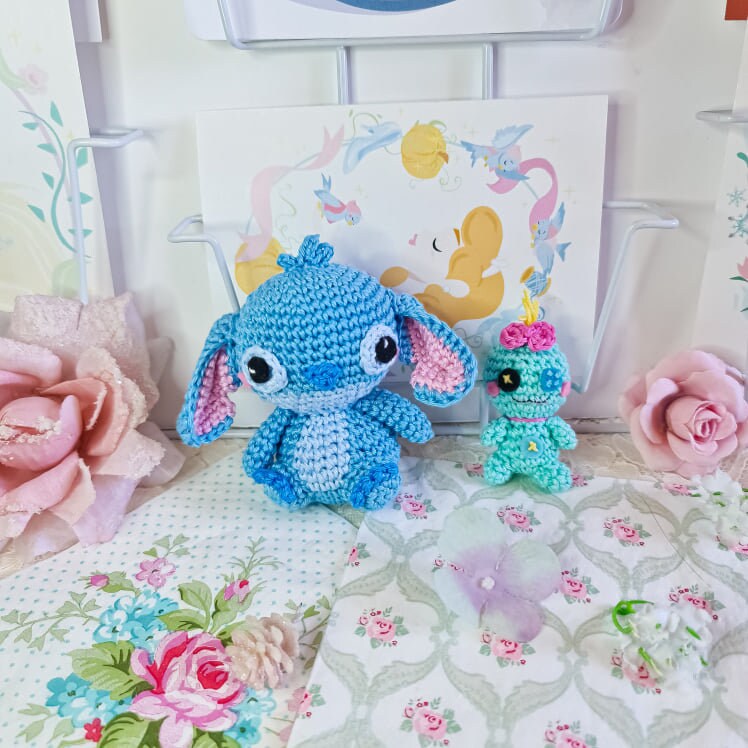 Stitch Scrump and Duckling Crochet Amigurumi Disney From Lilo - Etsy