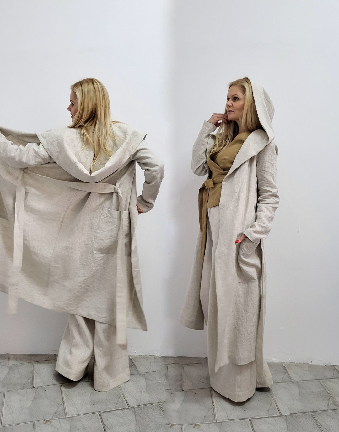 Natural Linen Coat, Linen Jacket, Cardigan for Women, Summer Linen Coat ...