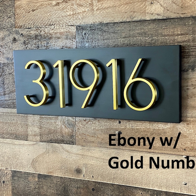 Rustic House Numbers - Etsy