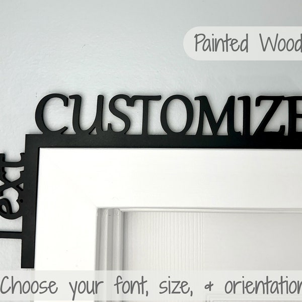 Custom Over Door Signs - Etsy