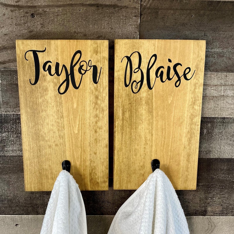 Rustic Towel Hooks - Etsy