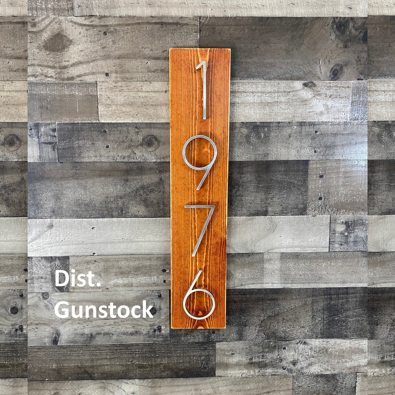 Home Wood Address Signmodern Floating Number Wood Address - Etsy