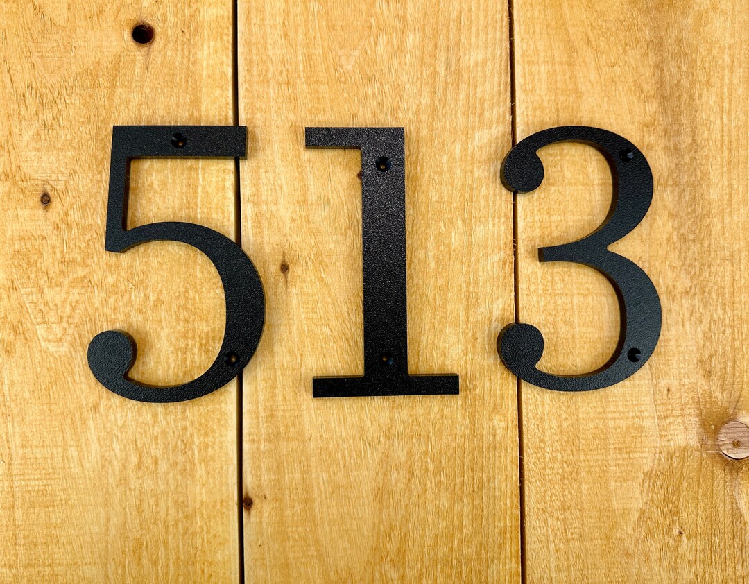 House Numbers and Letters, Individual House Numbers, Modern House ...