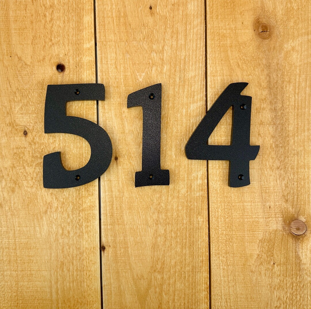 House Numbers and Letters, Individual House Numbers, Modern House ...
