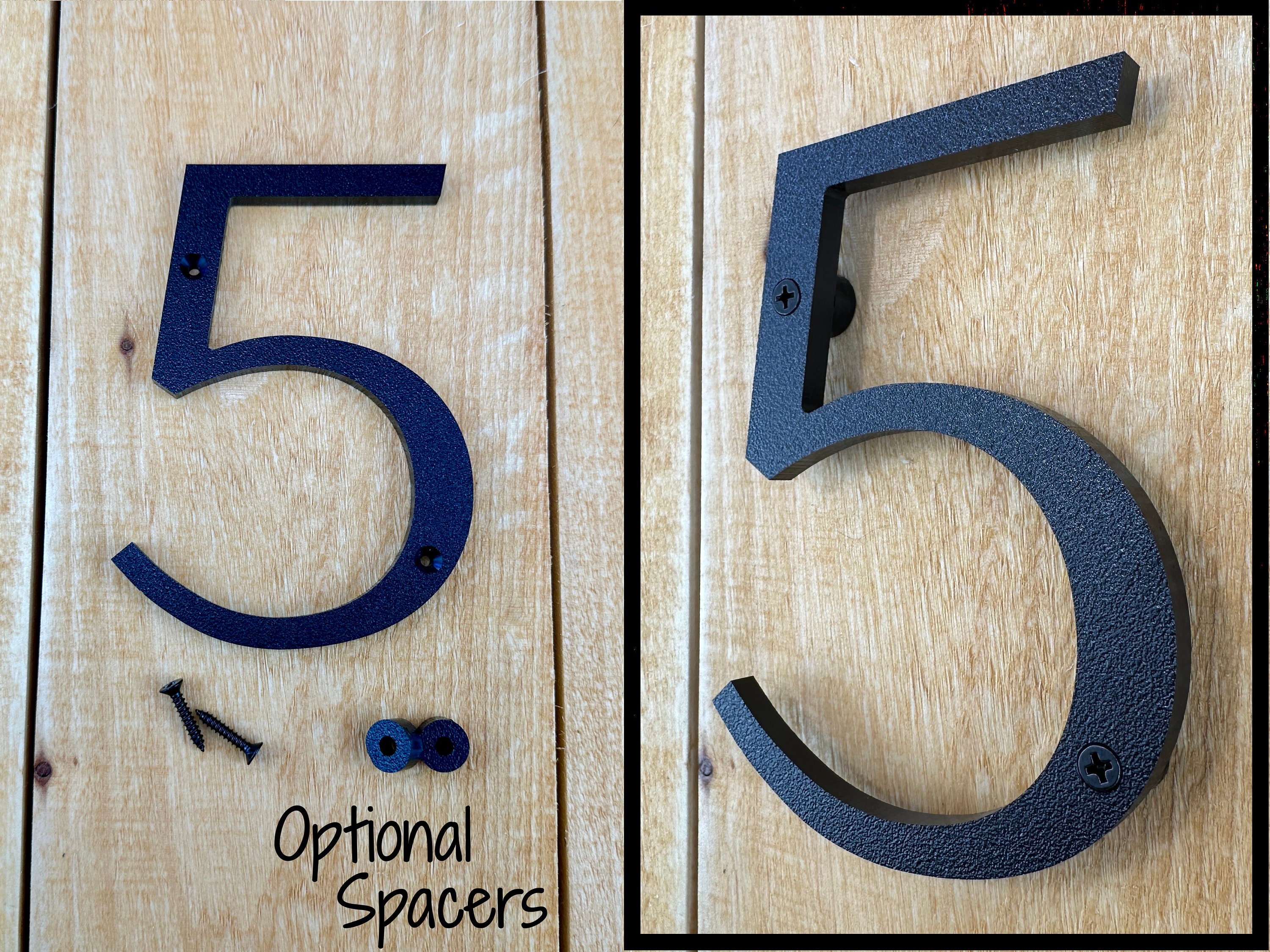 Modern House Numbers, HDPE Marine Grade Plastic Address Letters - Etsy