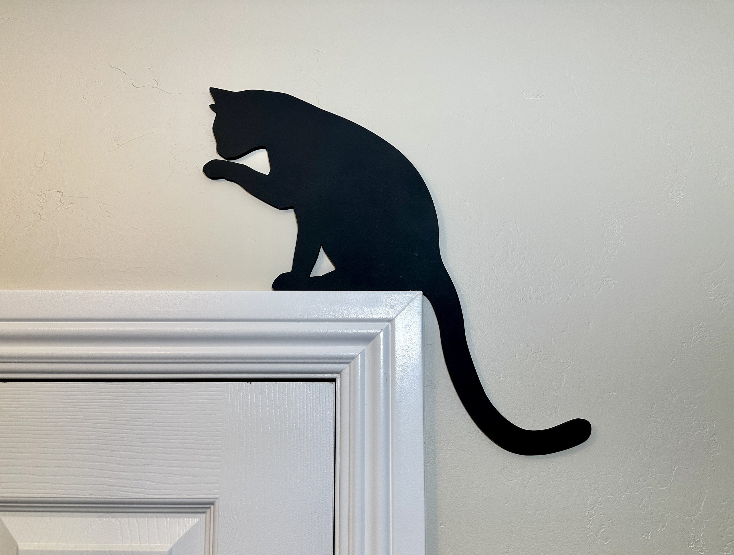Wood Cat Door Topper, Shelf Decor, Cat Lover Gift - Etsy