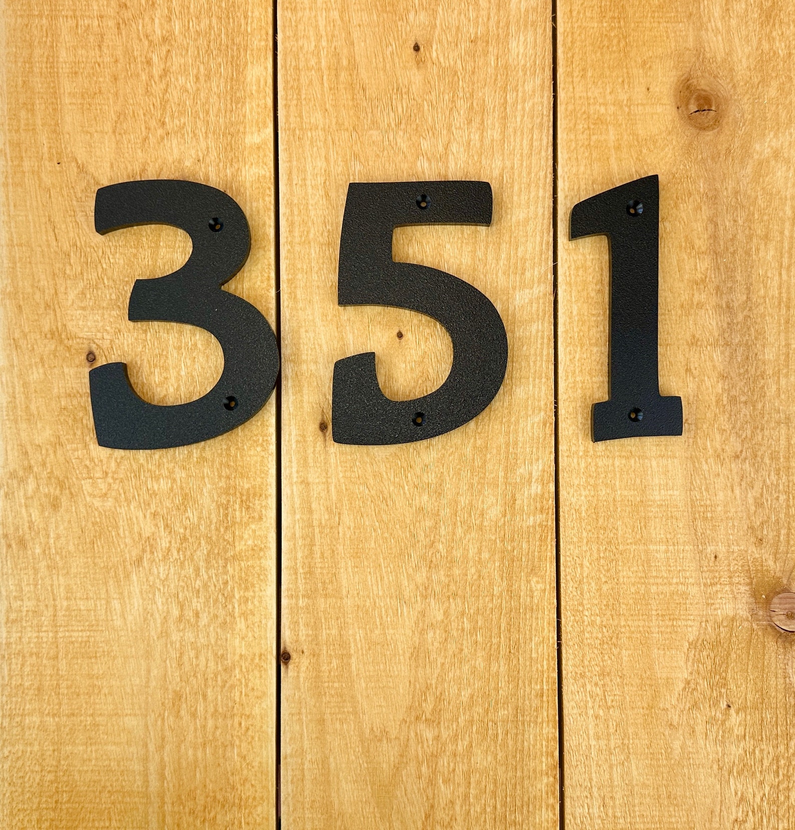 Modern House Numbers, HDPE Marine Grade Plastic Address Letters - Etsy