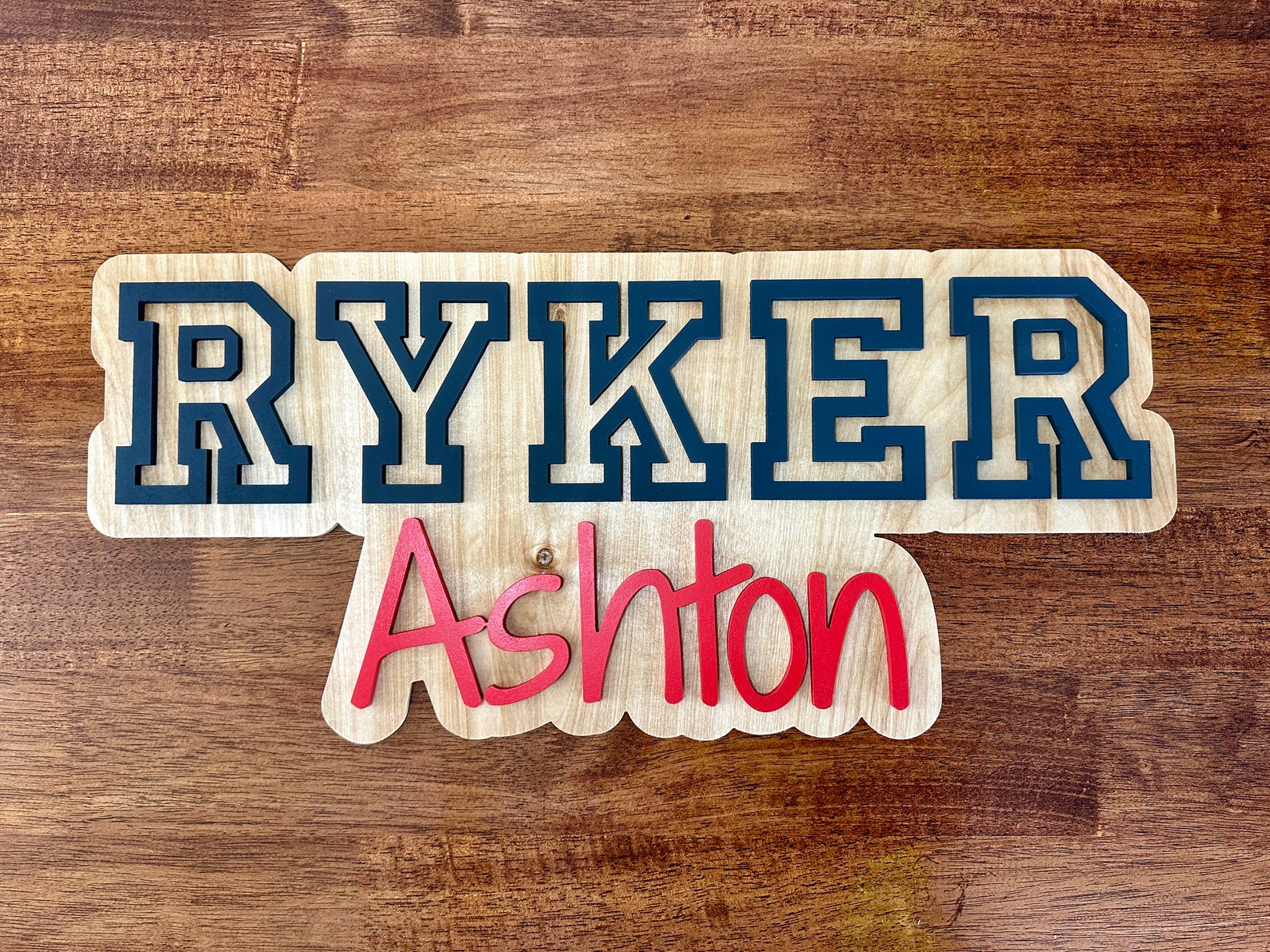 Custom Wood Baby Name Sign, Large Wood Name Sign, Nursery Name Sign ...
