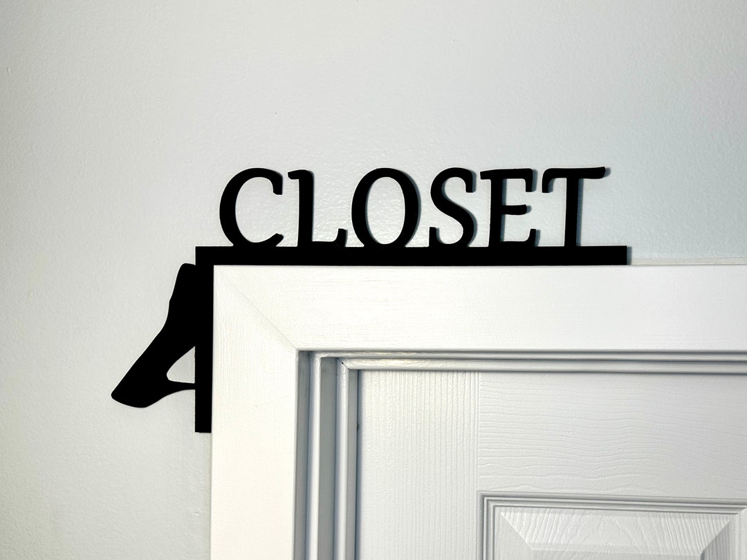 Closet Door Topper, Over the Door Closet Sign, Airbnb Closet Sign ...