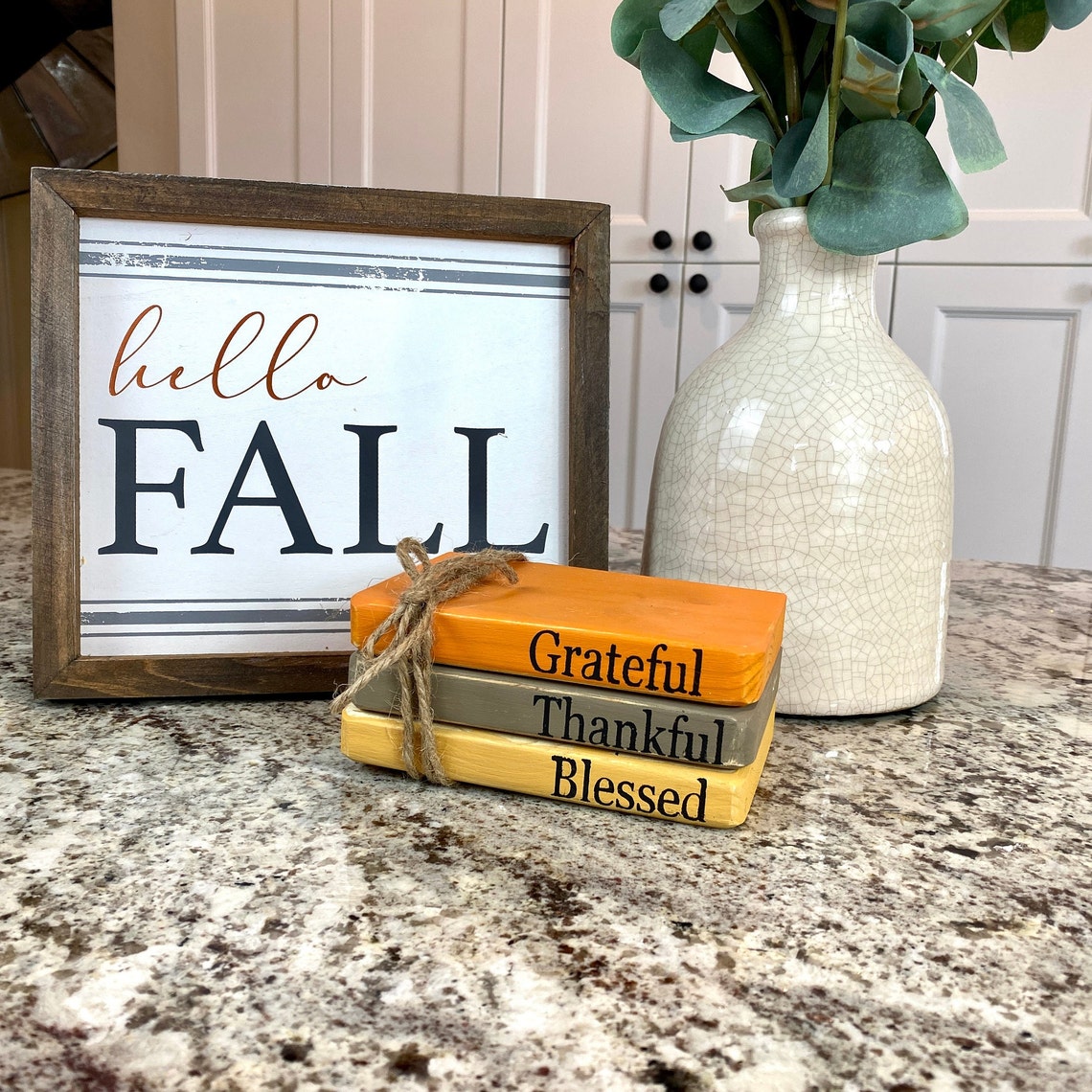 Fall Mini Book Stacks Mini Book Bundle Tiered Tray Books - Etsy