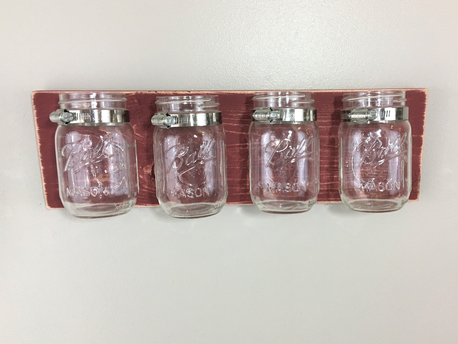 Mason Jar Wall Decor Rustic Home Decor Floral Arrangement - Etsy