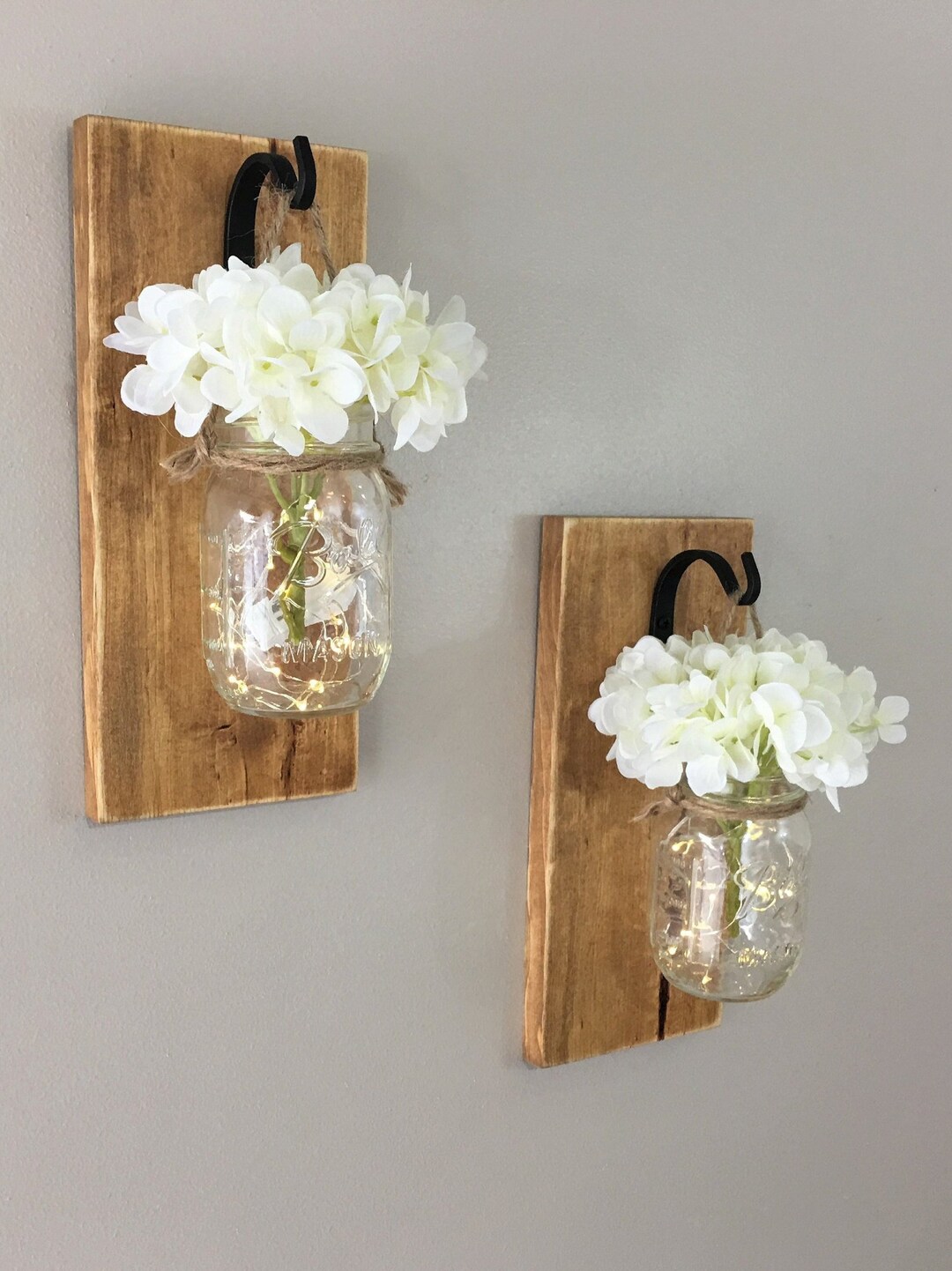 Rustic Wall Sconces, Rustic Home Decor, Farmhouse Decor, Fall Decor ...