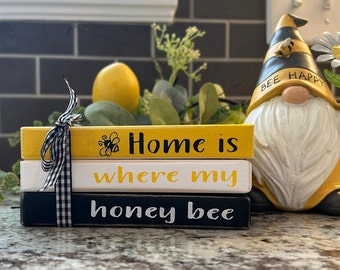 Fall Mini Book Stacks, Mini Book Bundle, Tiered Tray Books, Faux Books ...