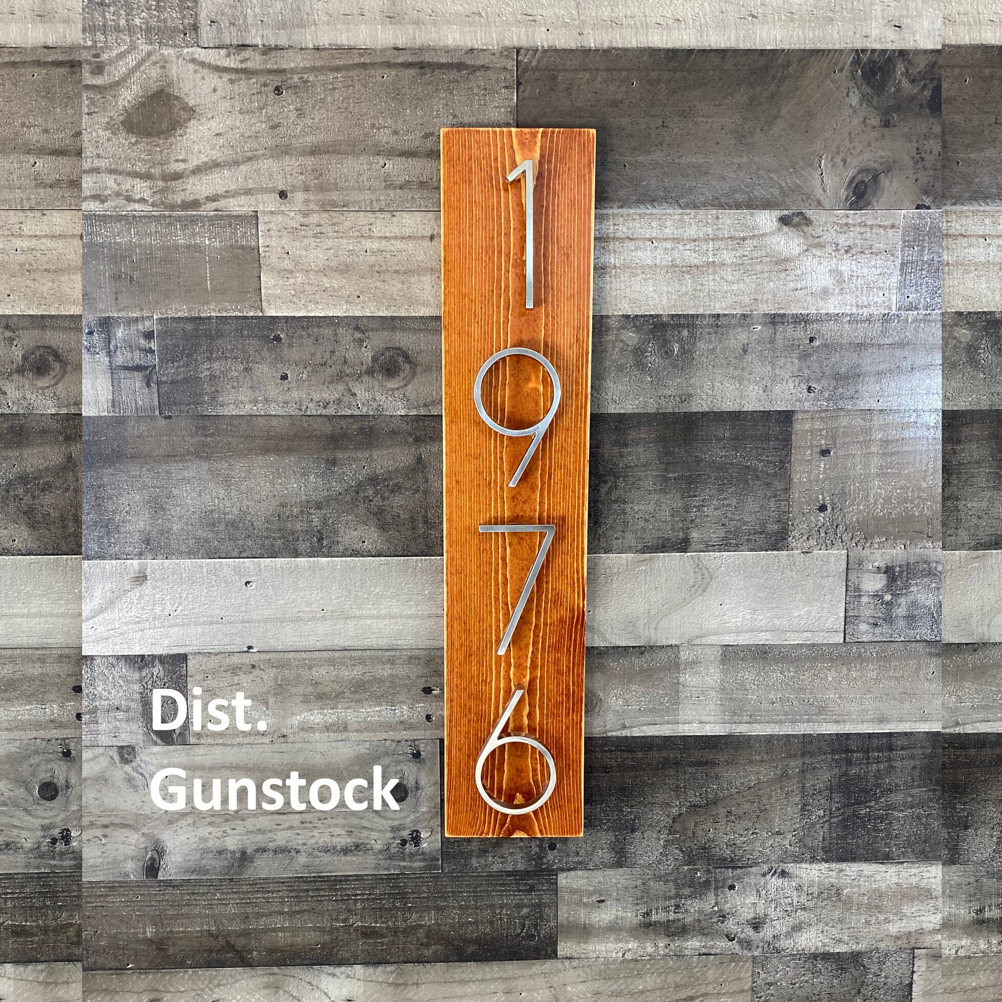 Modern Floating Number Wood Address Sign for Home or Office - Etsy