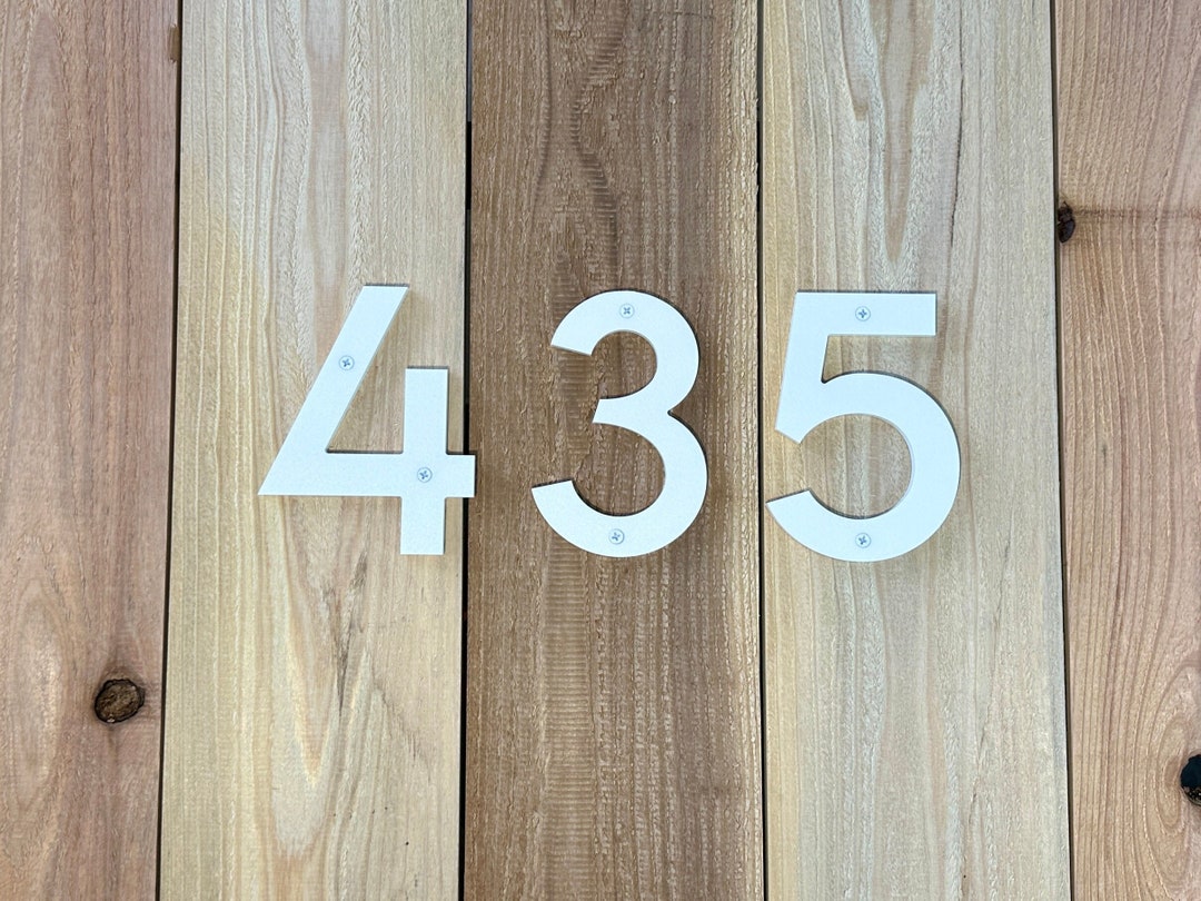 House Numbers and Letters, Individual House Numbers, Modern House ...