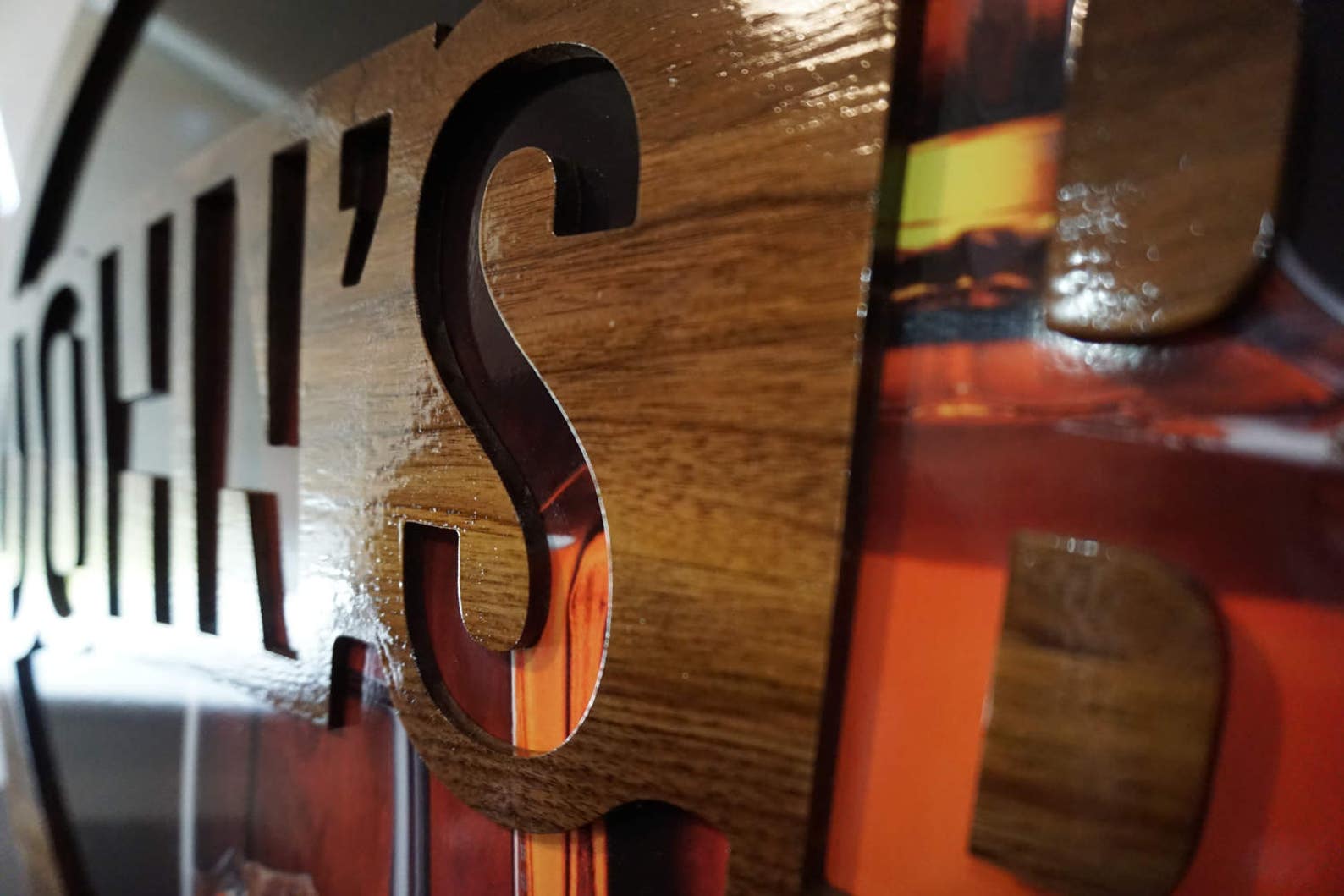 WOODEN BAR SIGN Custom Man Cave Sign Backlit Bar Sign - Etsy