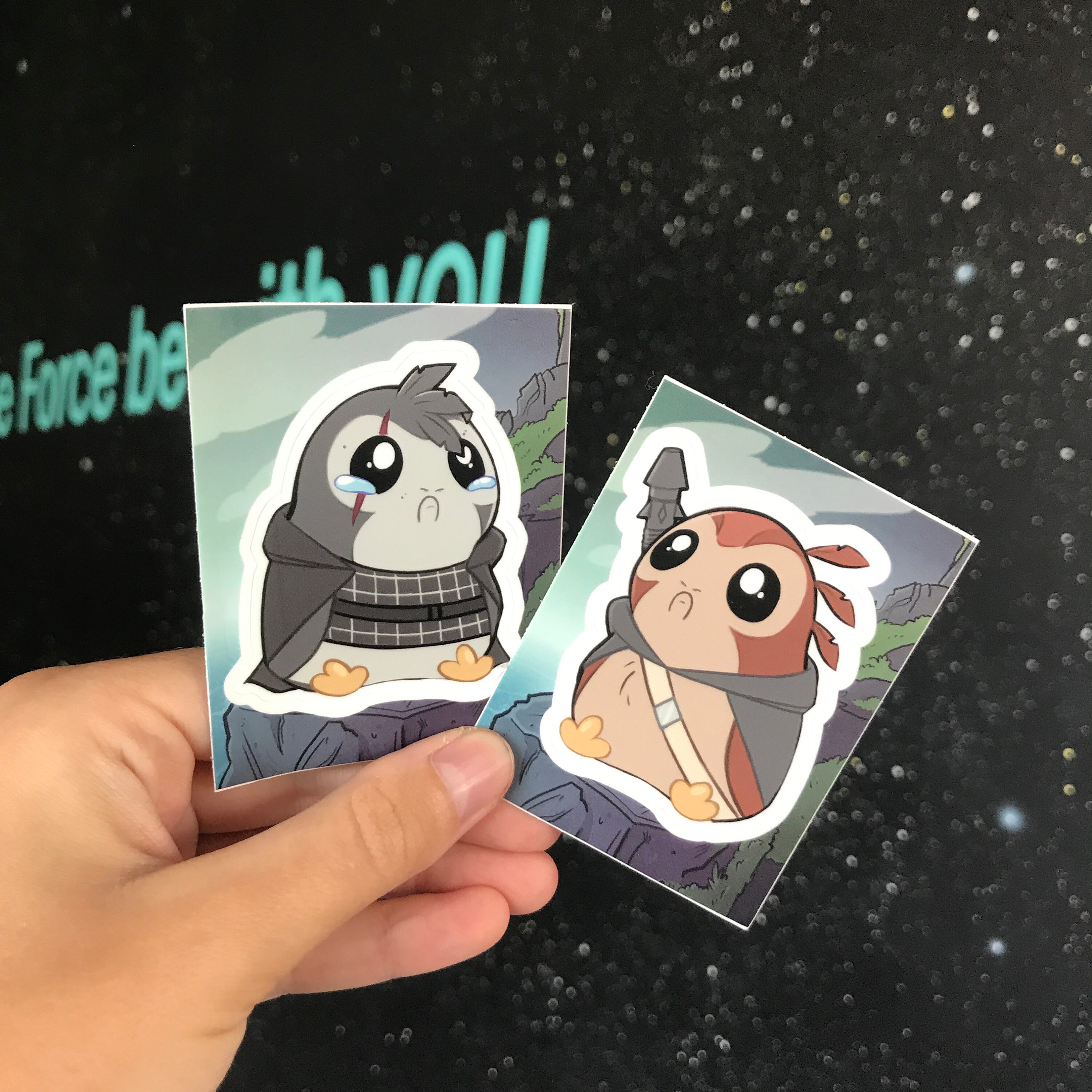The Last Jedi Star Wars Porg Sticker