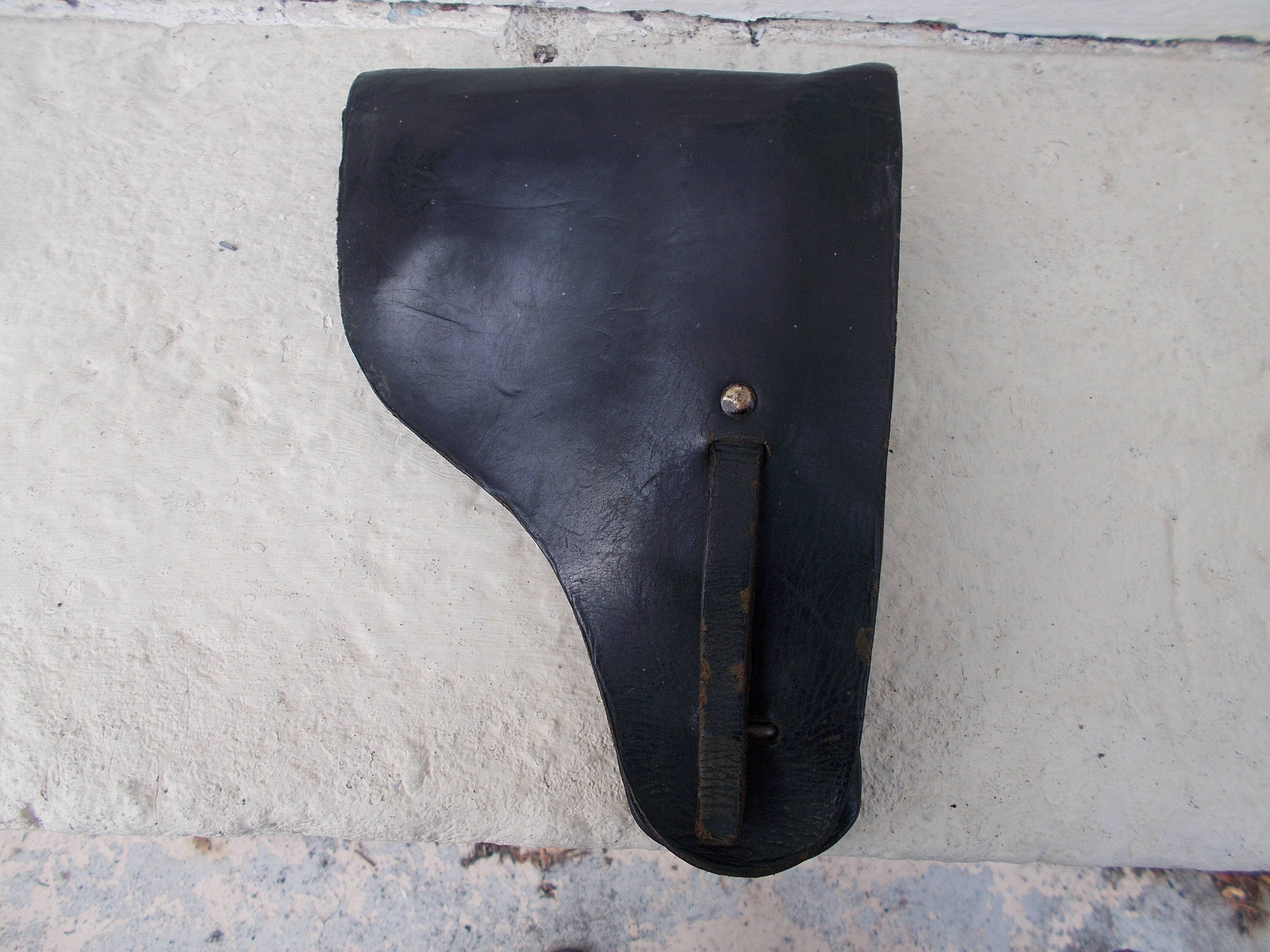 Vintage French Leather Revolver Gun Case - Etsy