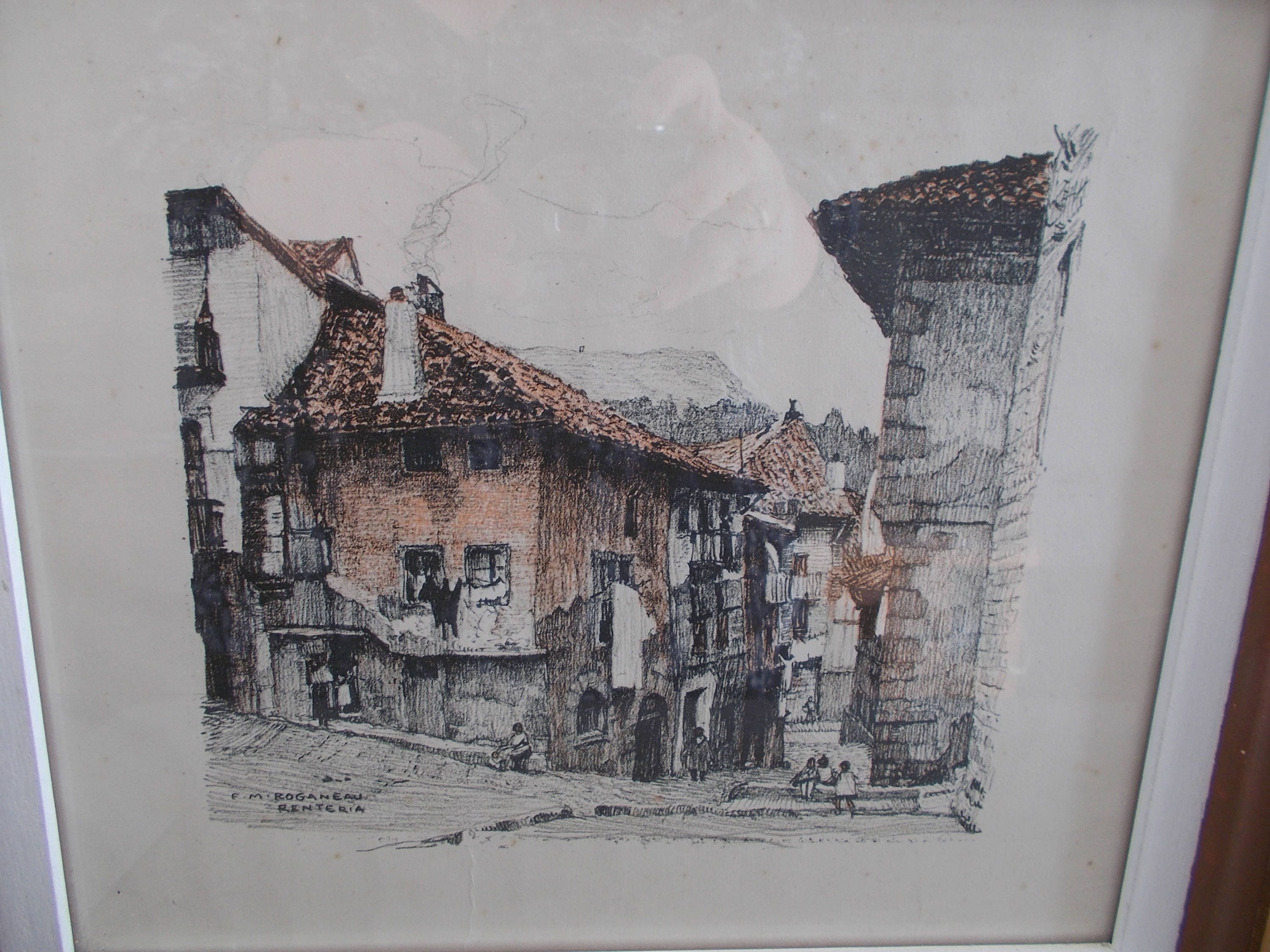 Vintage French Lithographs From Famous French Painter F.m.roganeau - Etsy