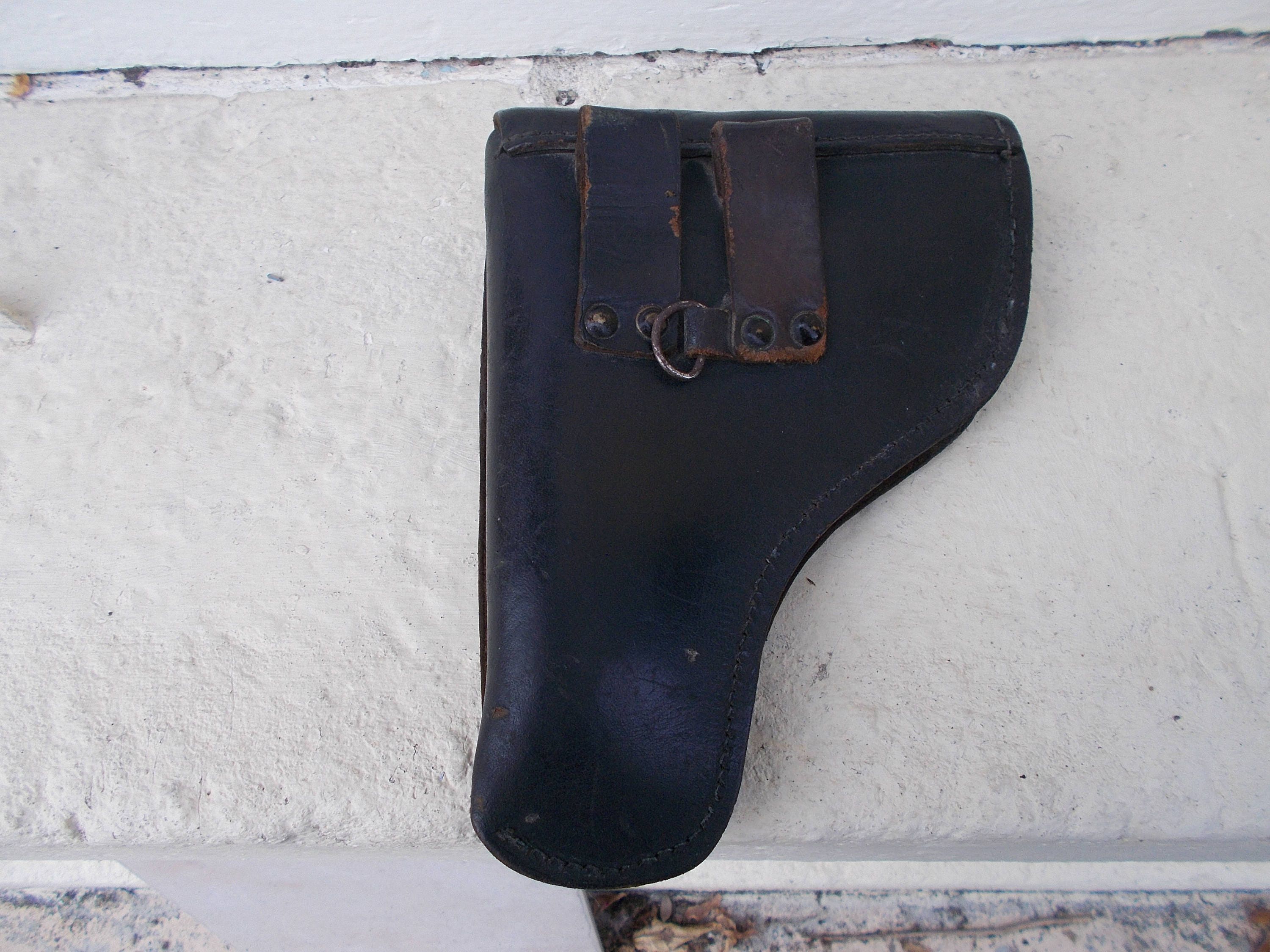 Vintage French Leather Revolver Gun Case - Etsy