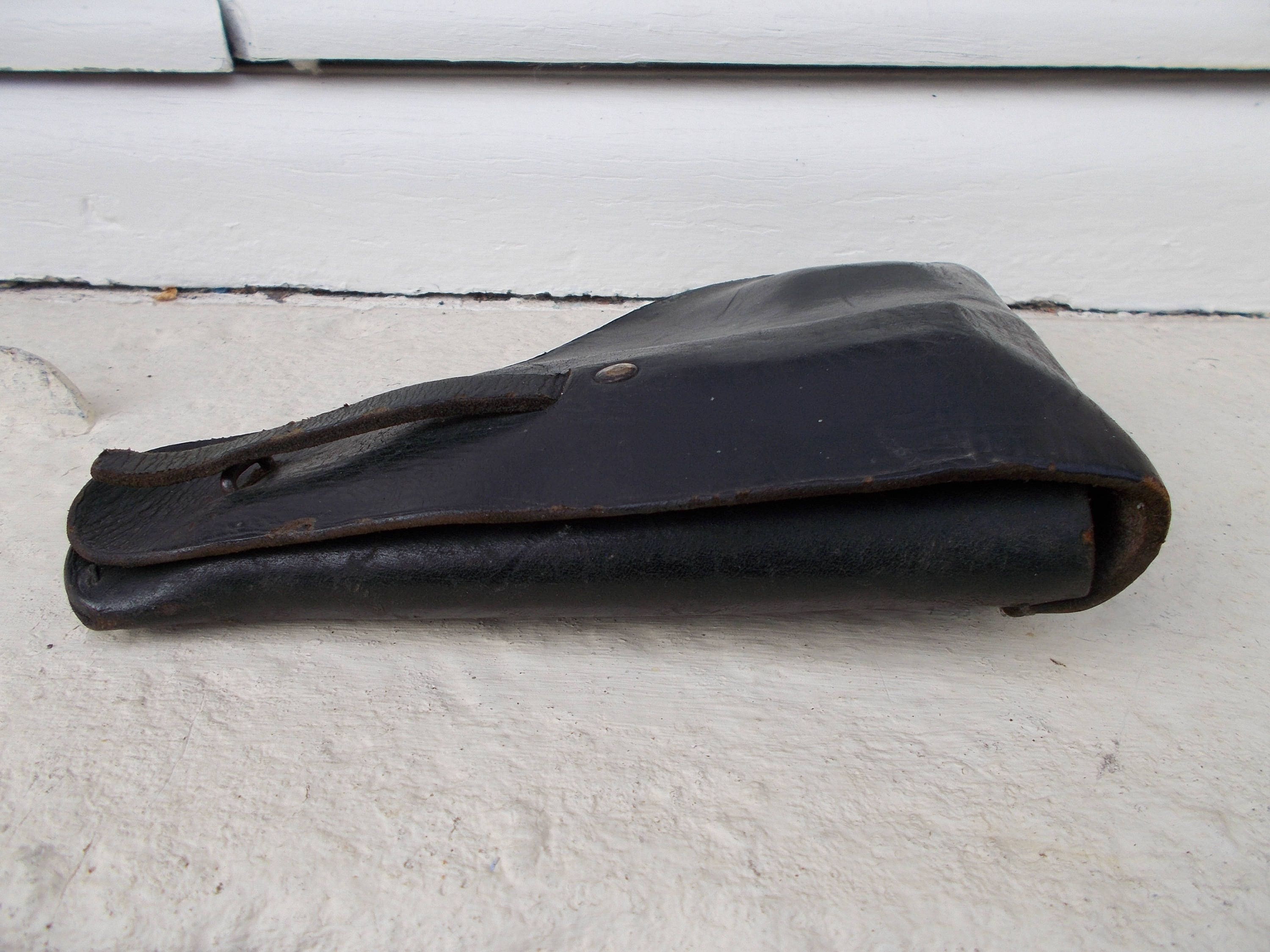 Vintage French Leather Revolver Gun Case - Etsy