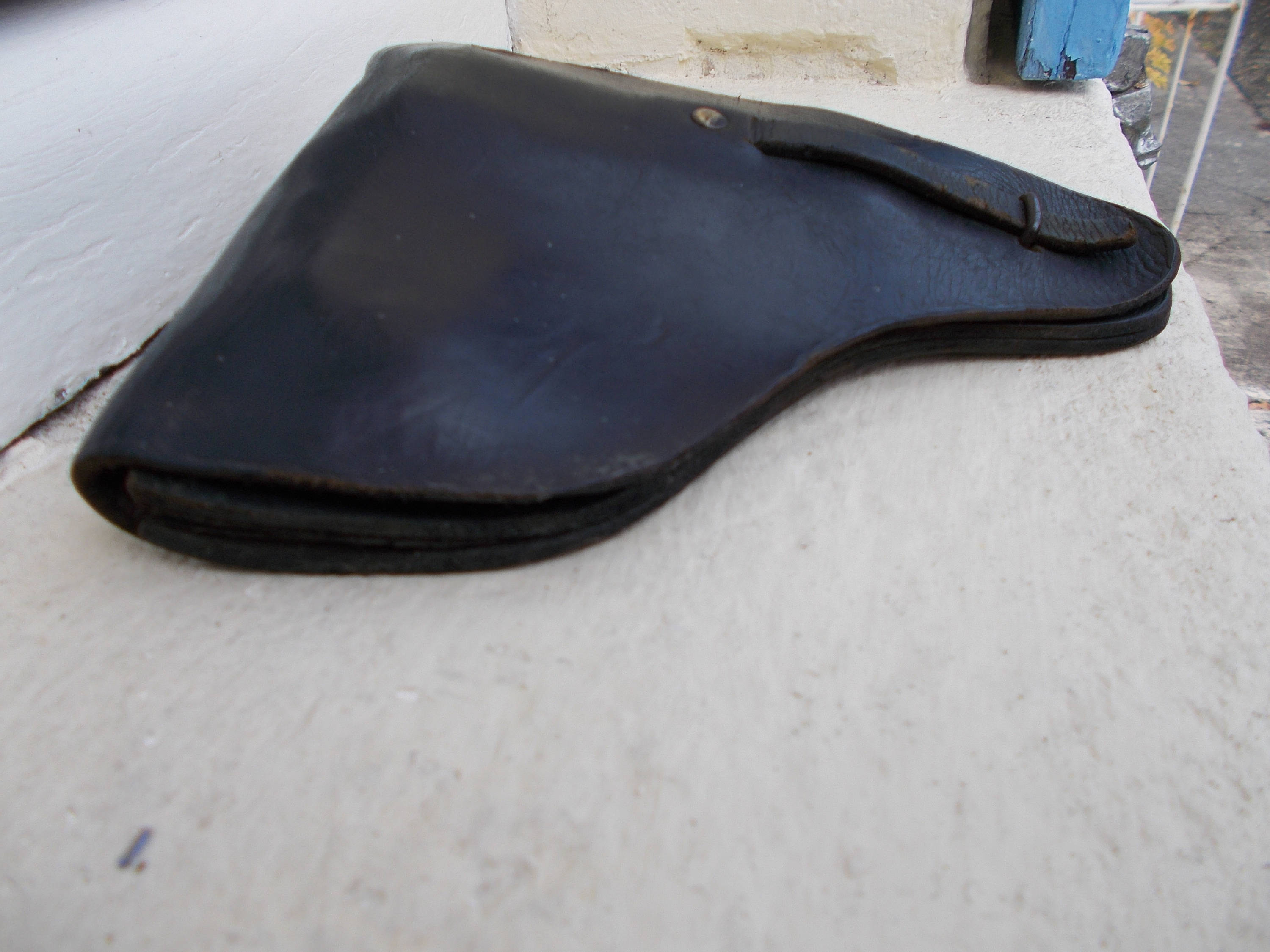 Vintage French Leather Revolver Gun Case - Etsy