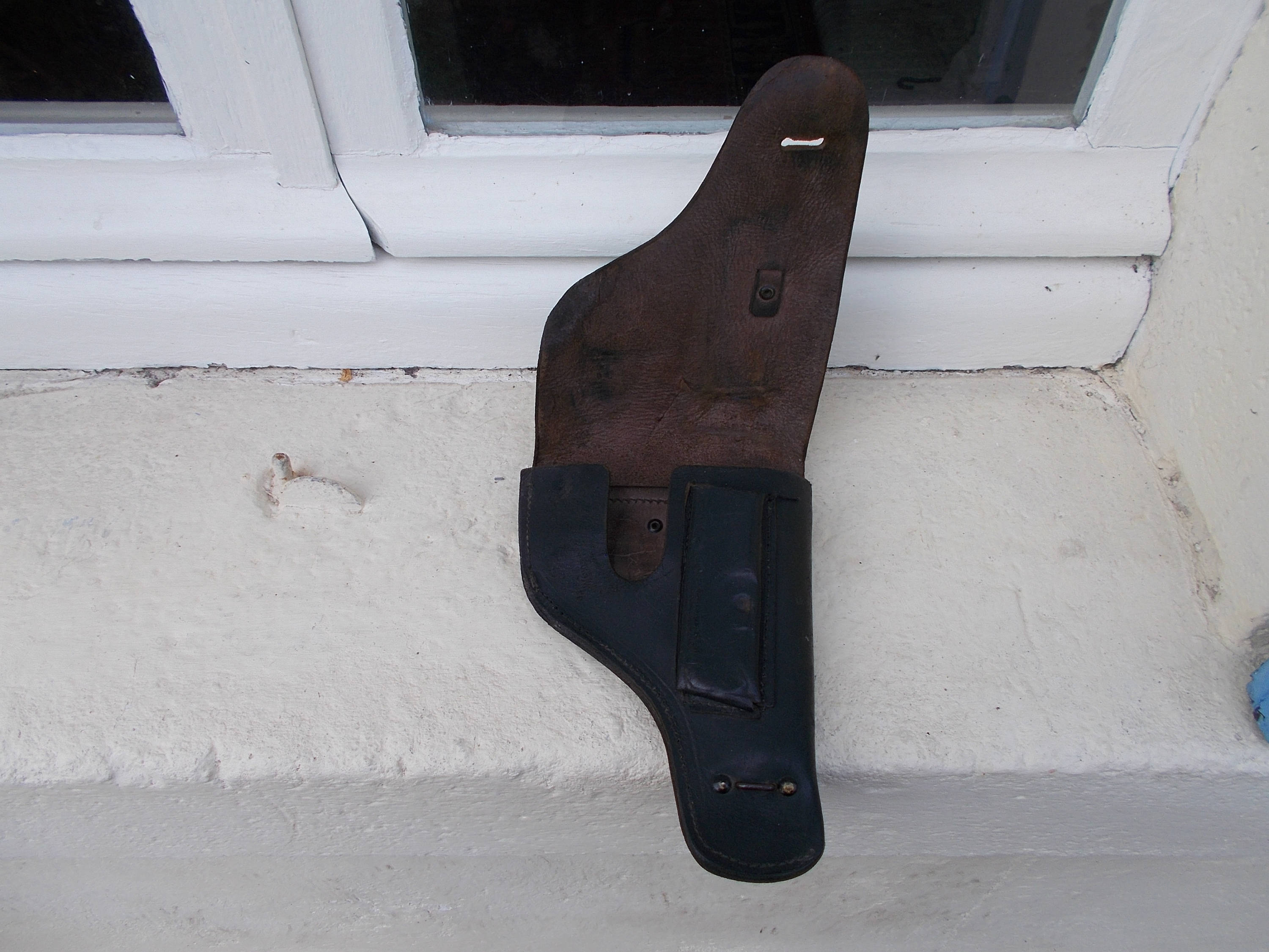 Vintage French Leather Revolver Gun Case - Etsy