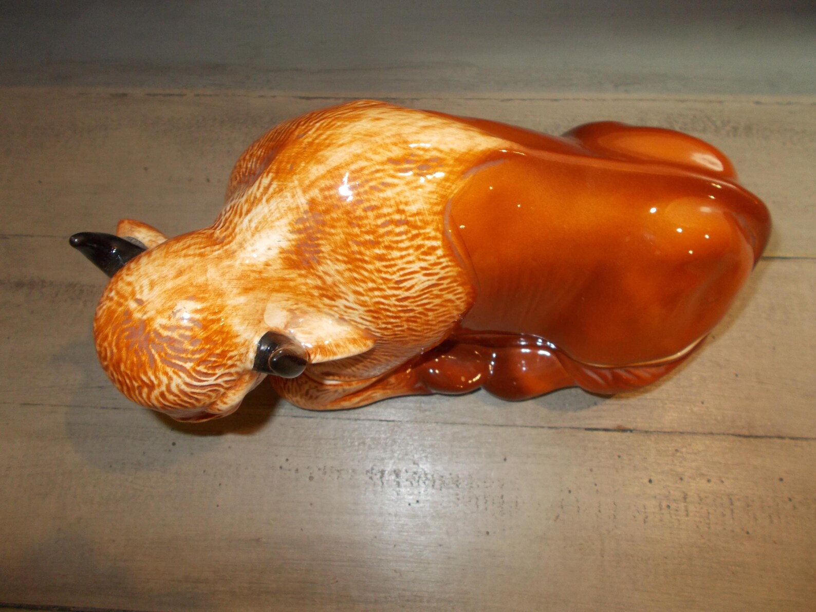 Michel Caugant French Bison, Pate Dish, Tureen, Signed, Delightful ...